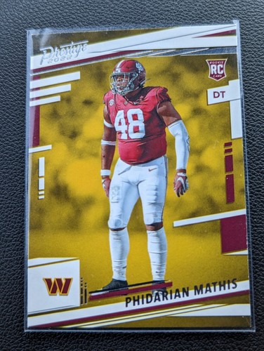 2022 Panini Prestige RC Rookie Phidarian Mathis #352 Washington ...
