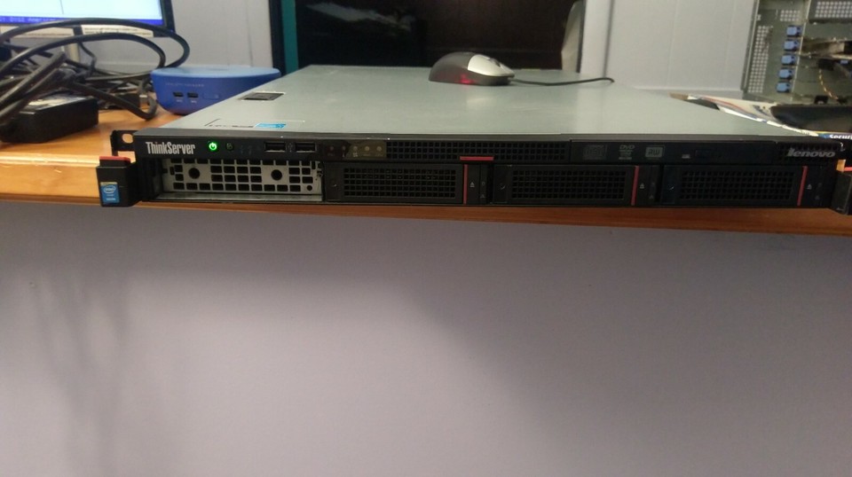 Lenovo ThinkServer RD340 Xeon E5-2407 v2 24GB(4x6GB) DDR3 ECC No O.S ...