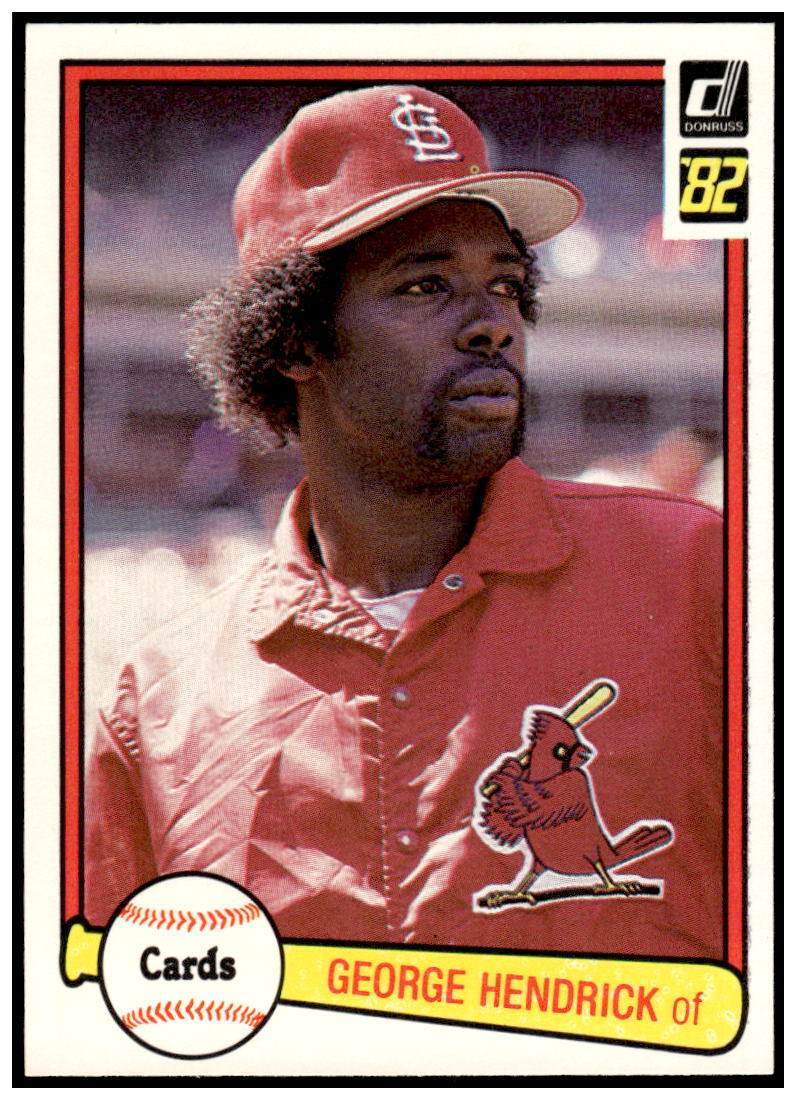 1982 Donruss - #40 George Hendrick for sale online | eBay