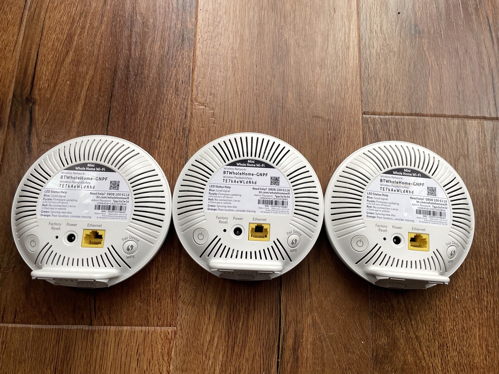 BT WHOLE HOME WiFi MINI AC1200 3 DISC Pack 5016351620144 | eBay