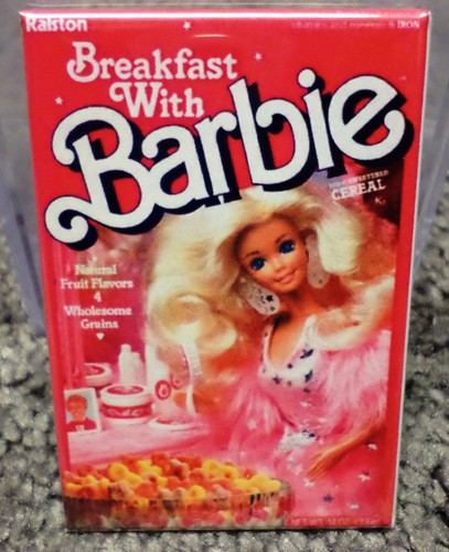 Breakfast With Barbie Vintage Cereal Box 2" x 3" Refrigerator or Locker ...
