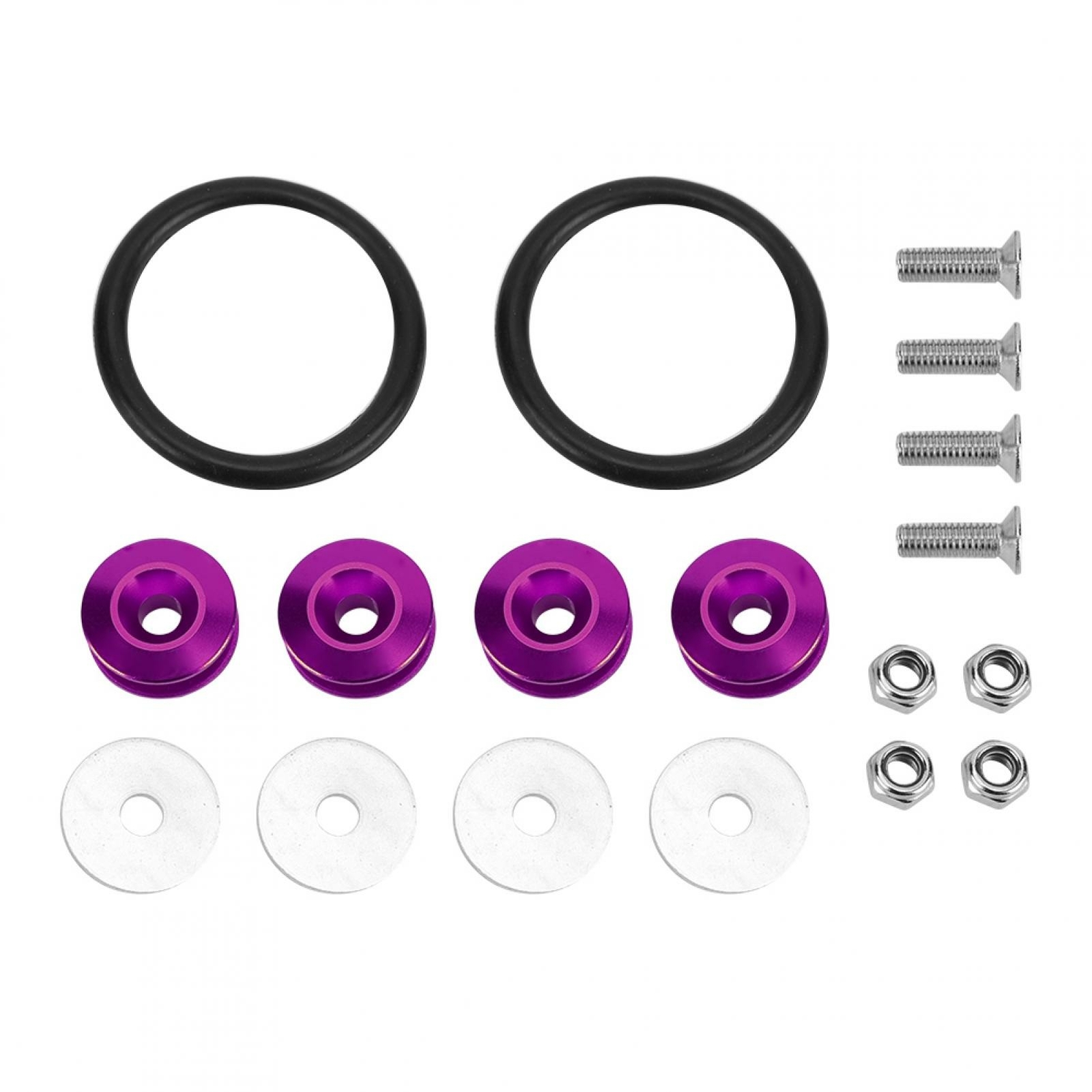 Replacement Colorful Quick Release Fasteners Rubber Rings Kit For Car ...