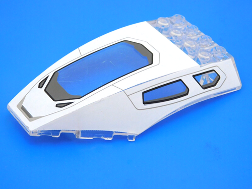LEGO Transparent Windscreen 10 x 6 x 2 Spaceship White Decoration ...