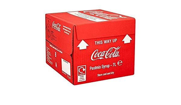 7ltr Coke Bag In Box (Post Mix Syrup) - Minimum 4 weeks date guarantee ...