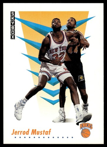 1991-92 SkyBox Jerrod Mustaf Rookie New York Knicks #191 | eBay