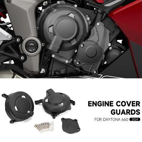Motorcycle Engine Case Engine Guard Protection Cover Set For Daytona ...