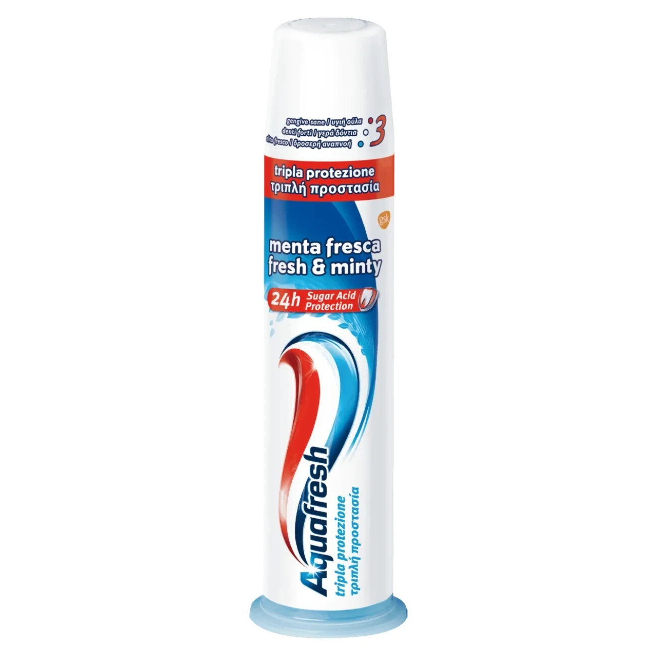 10 AQUAFRESH Fresh & Minty Triple Protection Pump Toothpaste 100ml | eBay