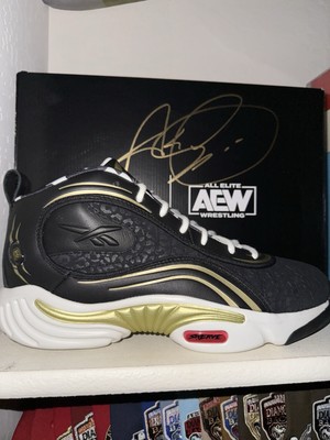 Size 12 -- Reebok Swerve Strickland x Answer 3 Autographed Box AEW PPV ...