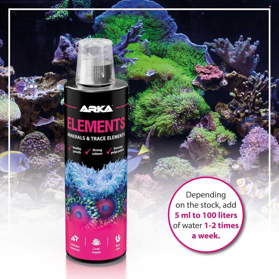 ARKA - Elements - Micro & Macro Elements for Corals (118ml.) | eBay UK