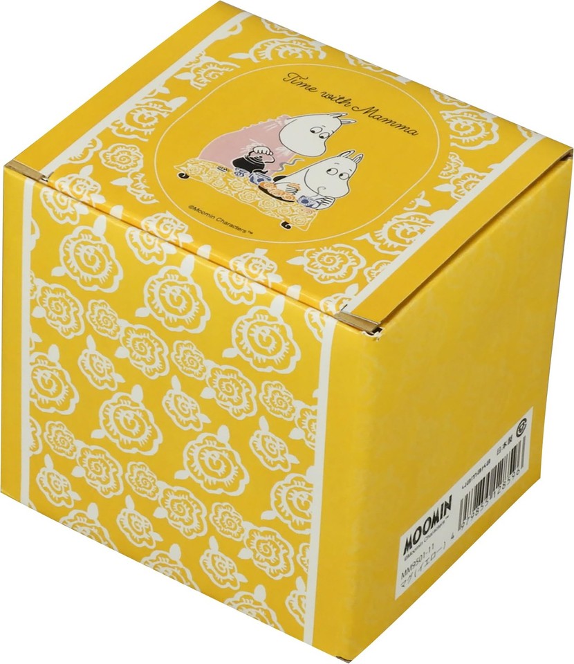 Moomin Time With Mamma Stainless Mug 360ml Yellow Yamaka Japan MM9501 ...