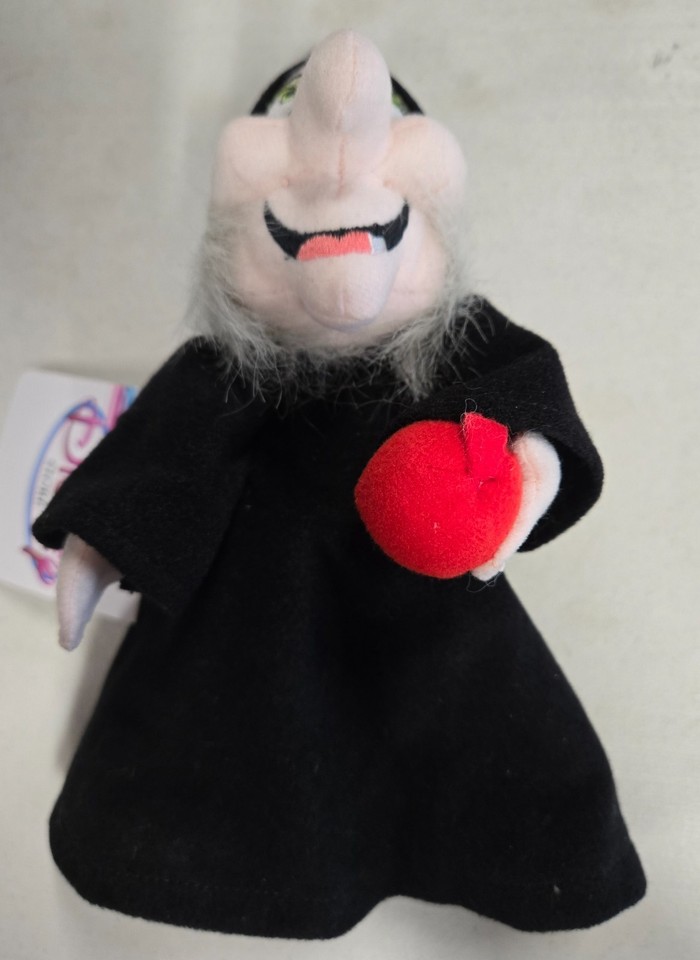 Disney Store Snow White Witch 8" plush beanbag collectible toy NWT | eBay
