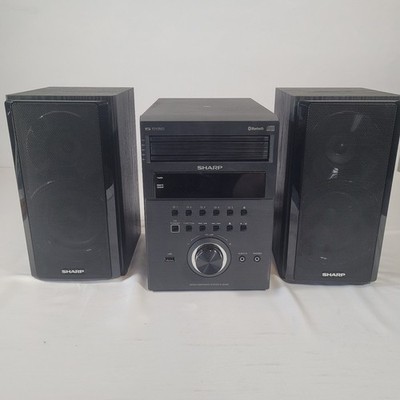 Sharp XL-BH250 Micro Shelf Stereo System 5 Disc CD AM FM Bluetooth READ ...