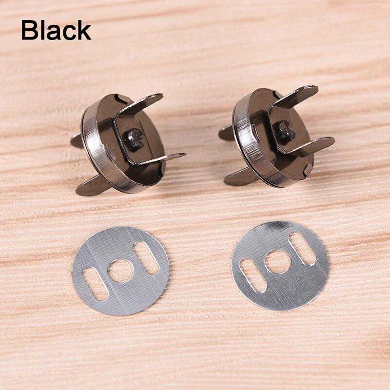 10Pcs Magnetic Button Snap Fastener Clasp Closure Crafts for Purse Bag ...