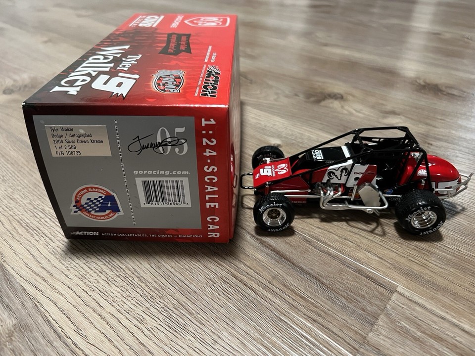 2005 Tyler Walker #19 Silver Crown Car 1/24 | eBay