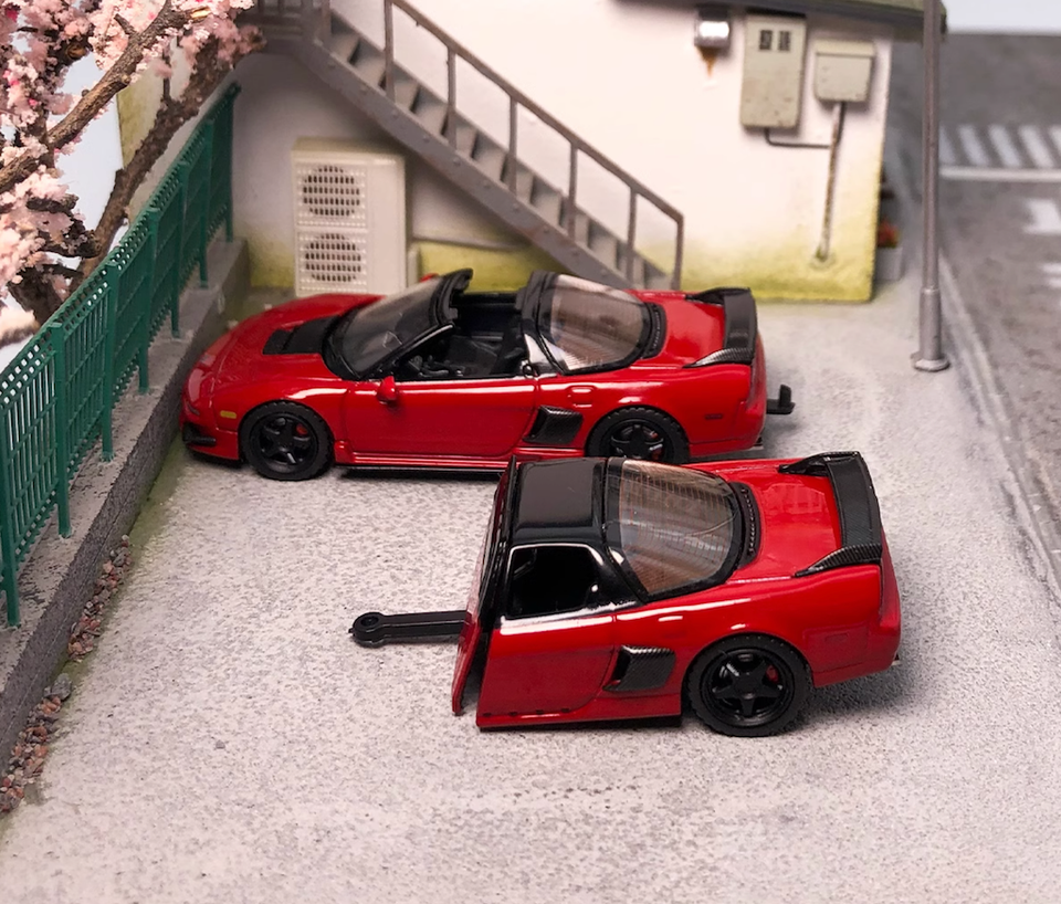 ZD MLGB 1:64 JDM Red NA1 NSX TRA Camper Trailer Sport Model Diecast ...