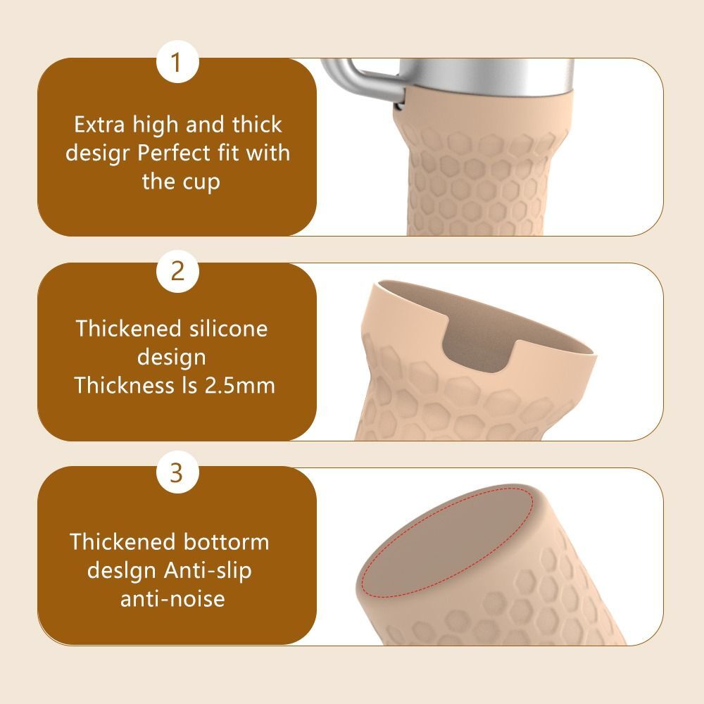 Anti-fall Water Cup Bottom Sleeve Cover Anti-scratch Cup Covers for ...