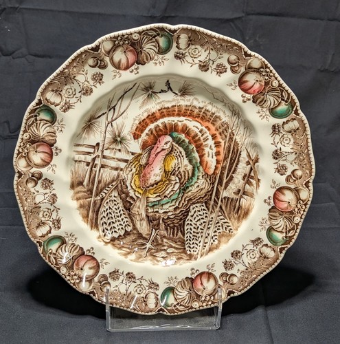 Johnson Bros "His Majesty" Turkey Dinner Plate Platter 10.75" | eBay