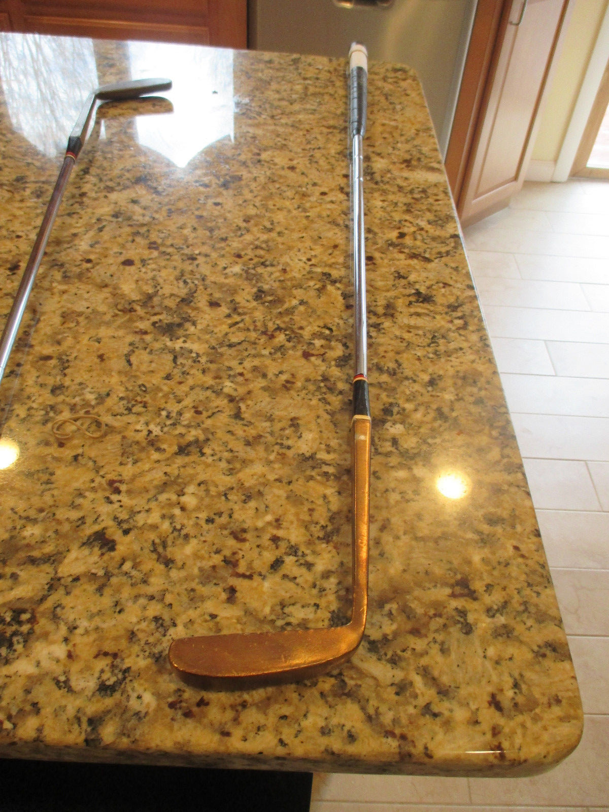 Vintage Made in USA Power Hillerich & Bradsby Long Neck Brass Putter ...