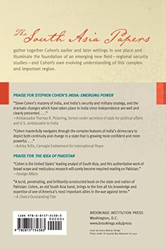 The South Asia Papers: A Critical Anthology of Writings by Stephen Philip Cohen 9780815734383 | eBay