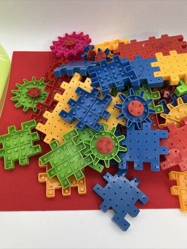 IQ Builder Toy Set Lot 75+ Pieces- Interlock Learning Blocks B | eBay
