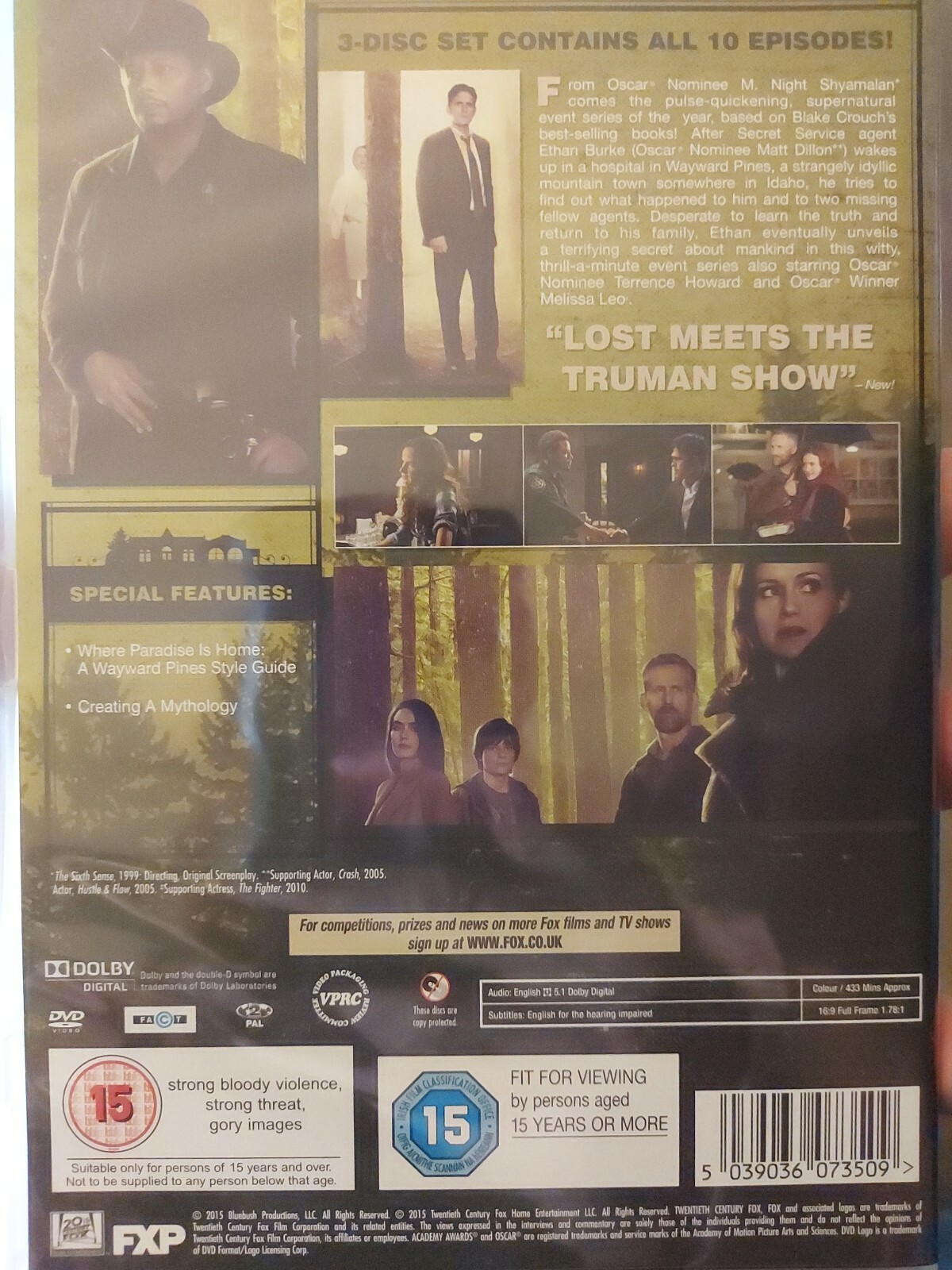 Wayward Pines - Series 1 - Complete (Box Set) (DVD, 2015) for sale ...