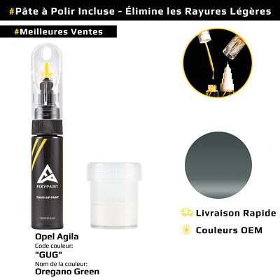 Peinture de retouche pour Opel Agila Code: GUG Oregano Green | eBay