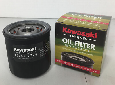 Kawasaki 49065-0724 Lawn Mower Oil Filter Replaces 49065-7010 OEM | eBay