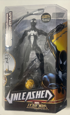 BLACK COSTUME SPIDER-MAN MARVEL LEGENDS UNLEASHED ACTION FIGURE MIB | eBay