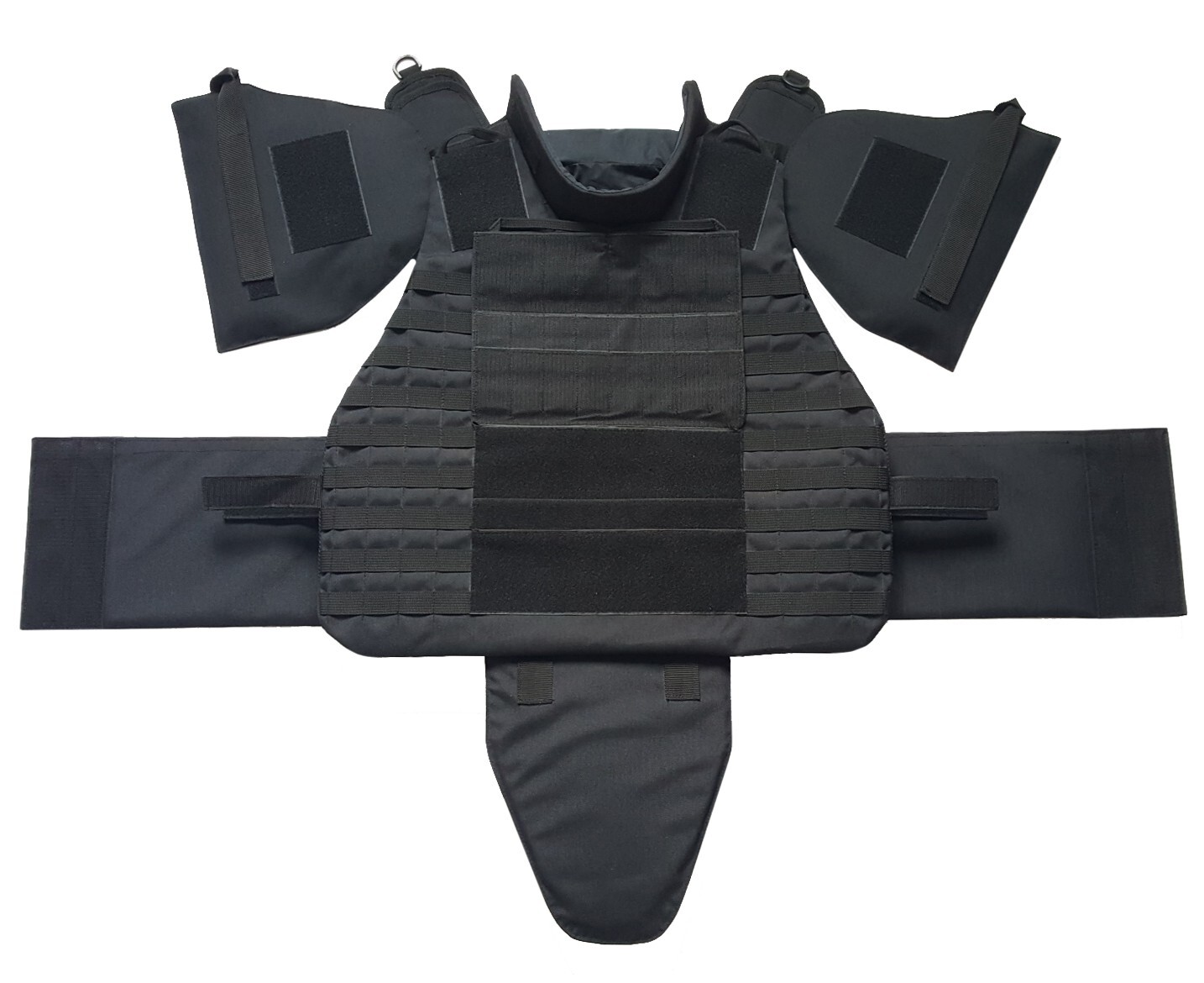 5XL black Full Body Armor Plate Carrier MOLLE Tactical Vest 3A | eBay UK