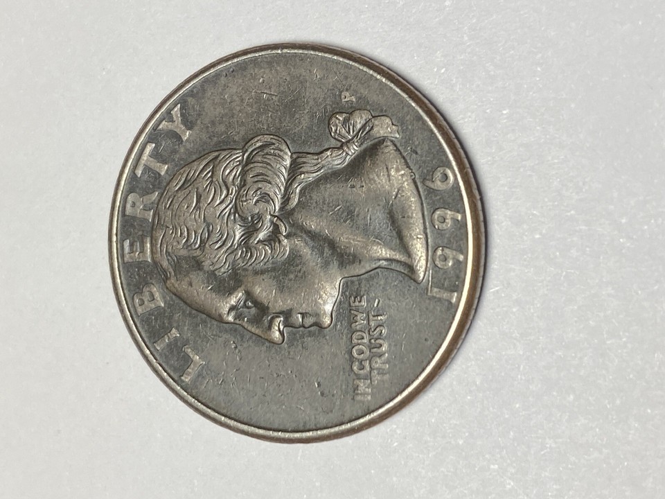 1996 D Over P Mint Mark Error Deep Cameo Washington Quarter Beautiful ...