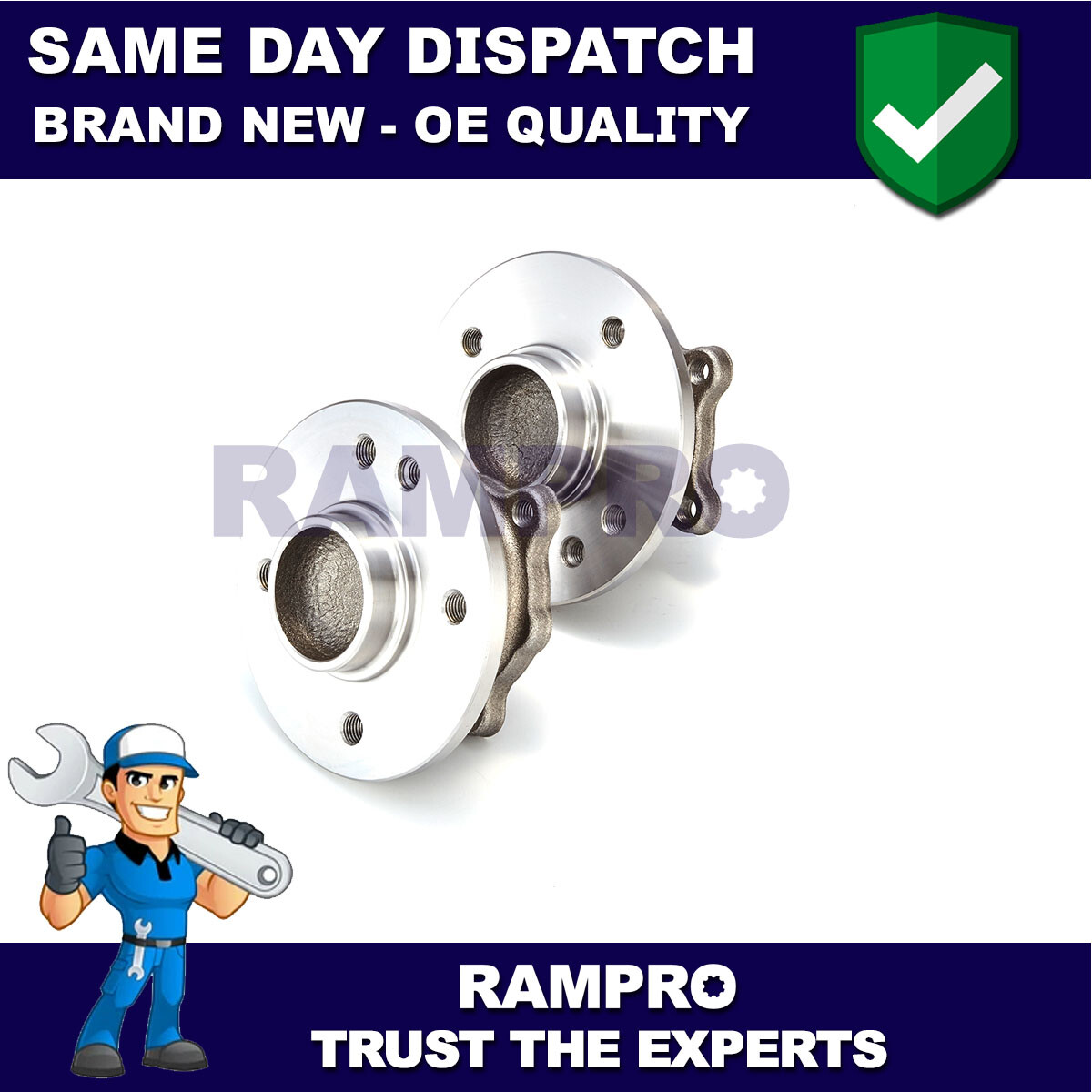 Rampro 2x Pair Rear Left + Right Wheel Bearing Hub For Mini R52 | R50 ...