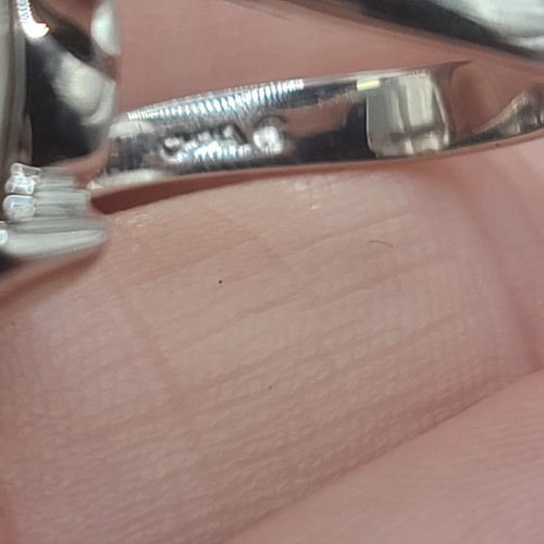 QVC 925 Ring Silver Tone Signed 5 | eBay