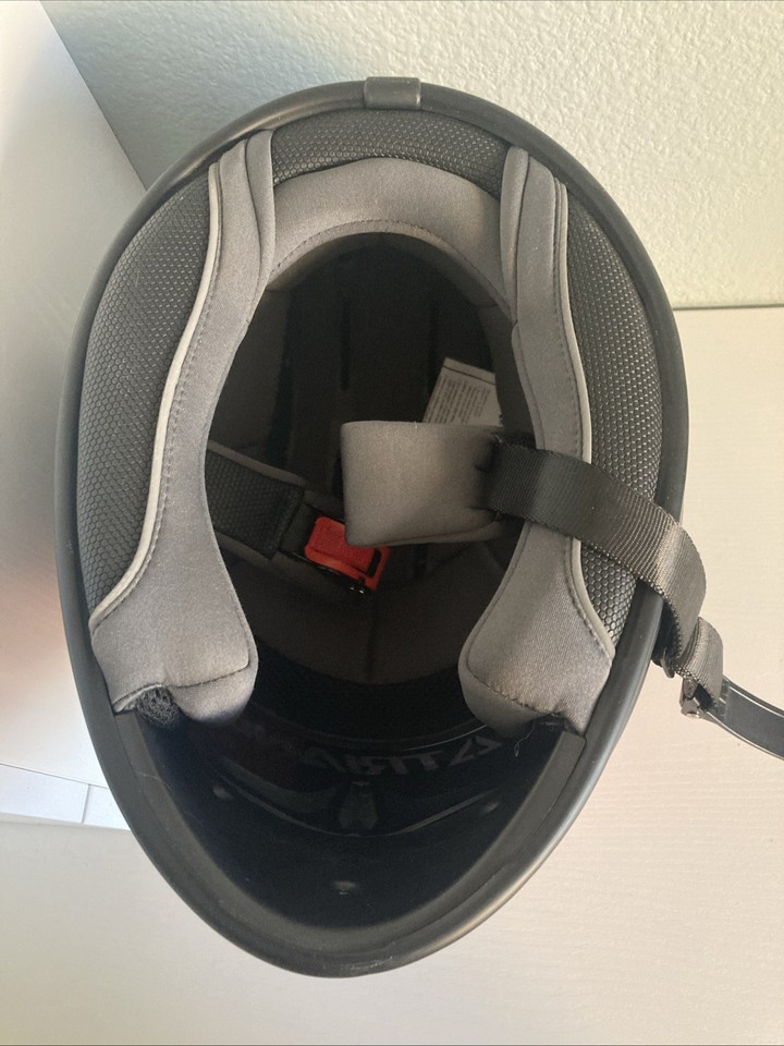 Triangle Helmet Y002 Youth Large DOT Approved Full Face Matte Black New ...