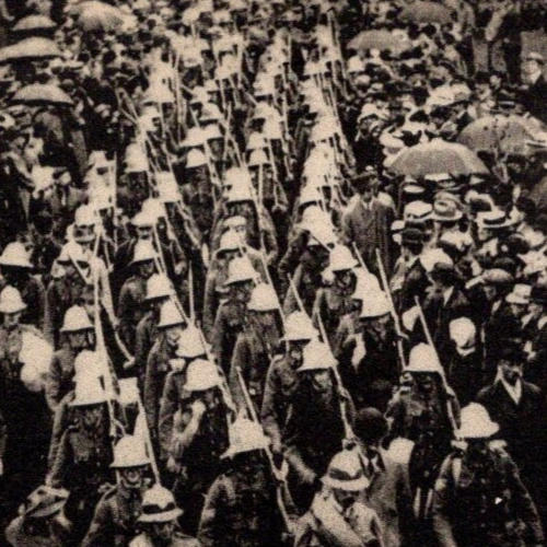 Antique RPPC DB Arrival Of Canadian 48th Highlanders Troops France WW1 ...