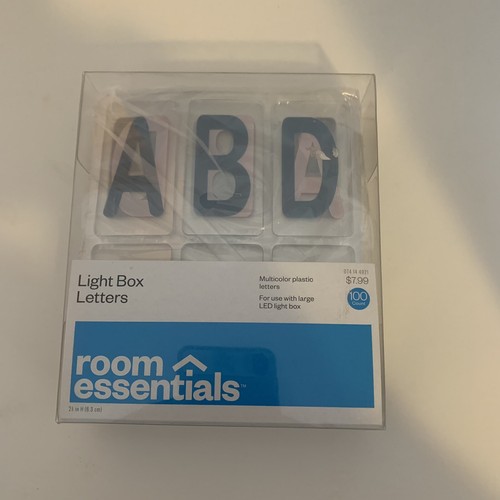 Room Essentials Multicolor Plastic Letters For Light Box With Emojis ...