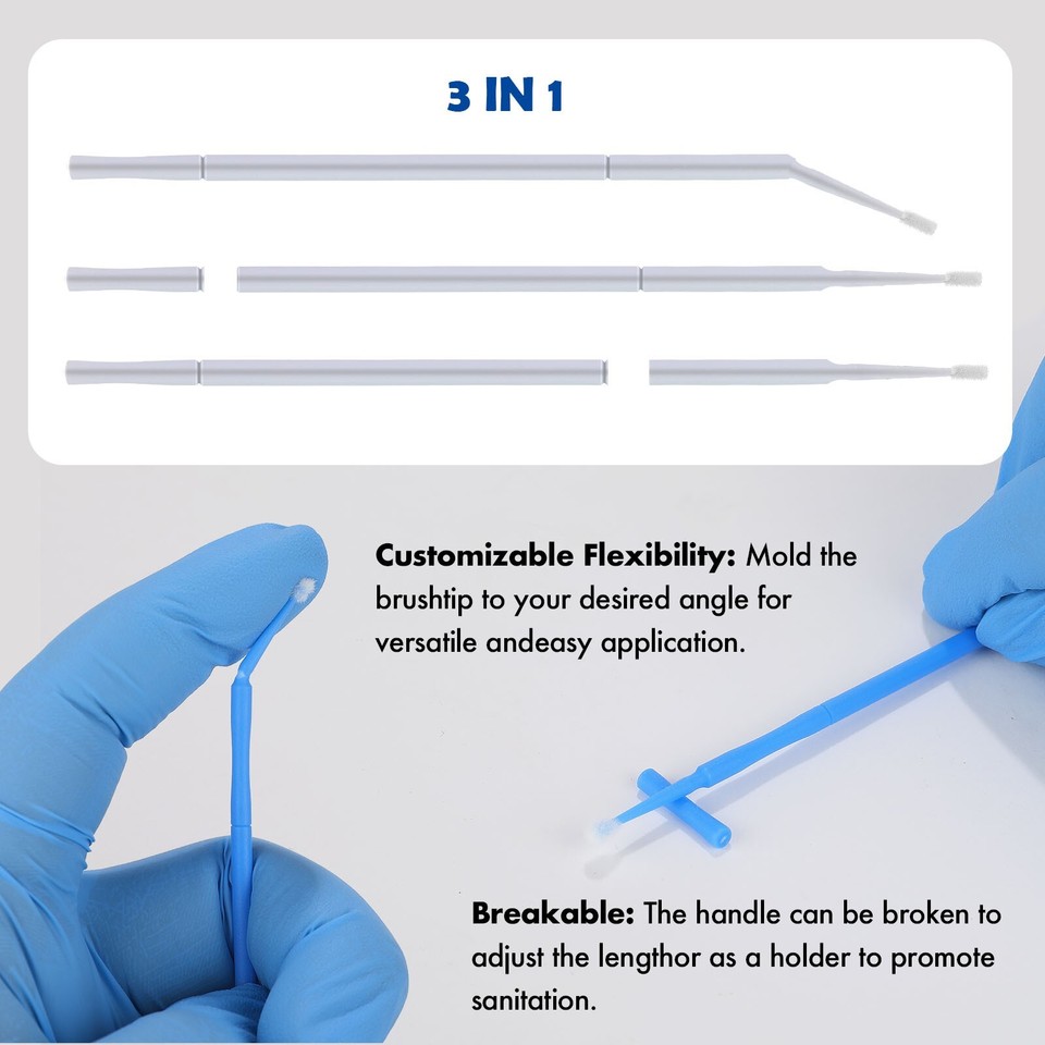 Multi Styles Disposable Dental Pollo Microbrush Applicators Brushes ...