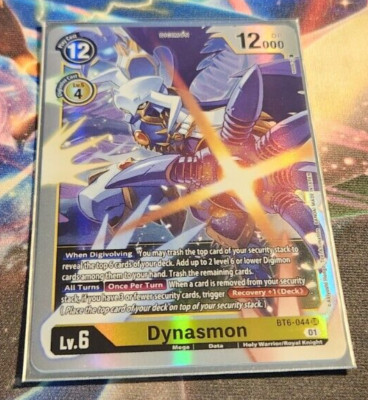 x1 Digimon DYNASMON BT6-044 Yellow Super Rare TCG | eBay