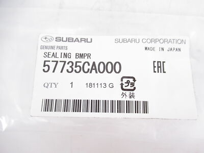 Genuine OEM Subaru 57735CA000 Front Bumper Upper Hood Seal 2013-2016 ...