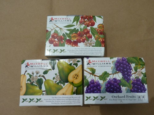 MAXWELL WILLIAMS - 2 EGG CUPS - "ORCHARD FRUITS" | eBay Australia