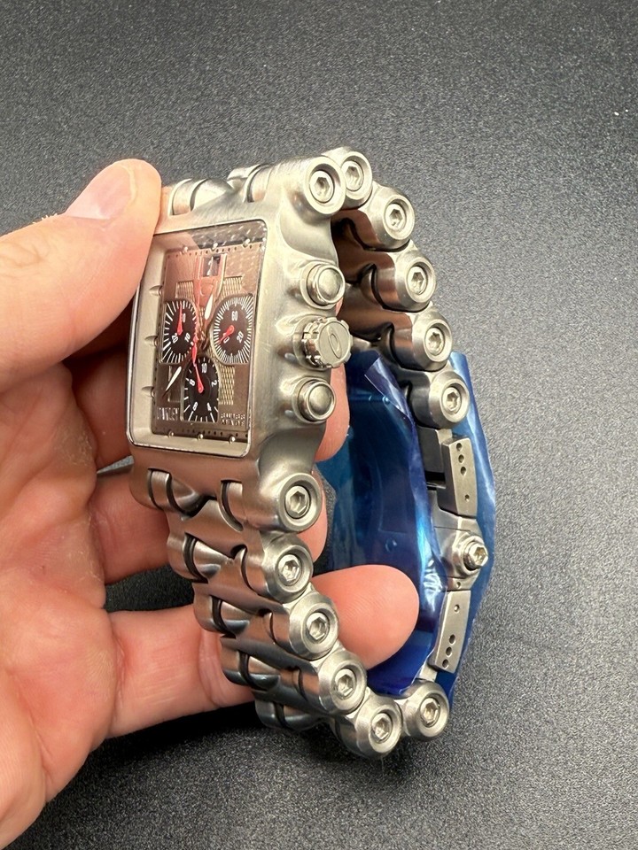 Oakley Minute Machine Gen 2 Titanium Silver Dial Watch | eBay