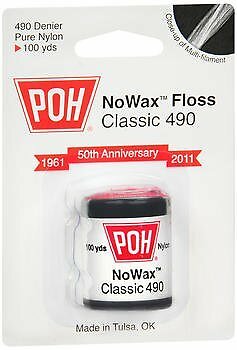 Poh Dental Floss Unwaxed 100 Yd 12x100yd for sale online | eBay