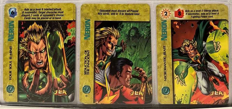 Overpower Collectible DC Card Game - Neron Character Cards Set of 10 | eBay