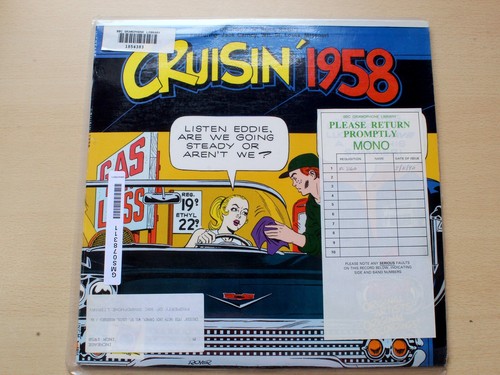 Cruisin' 1958/1972 LP/Ex BBC Gramophone Library/The Big Bopper/Duane ...