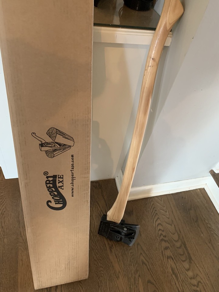 Chopper 1 One Wood Log Splitting Axe Maul Spring Loaded Spreaders New ...