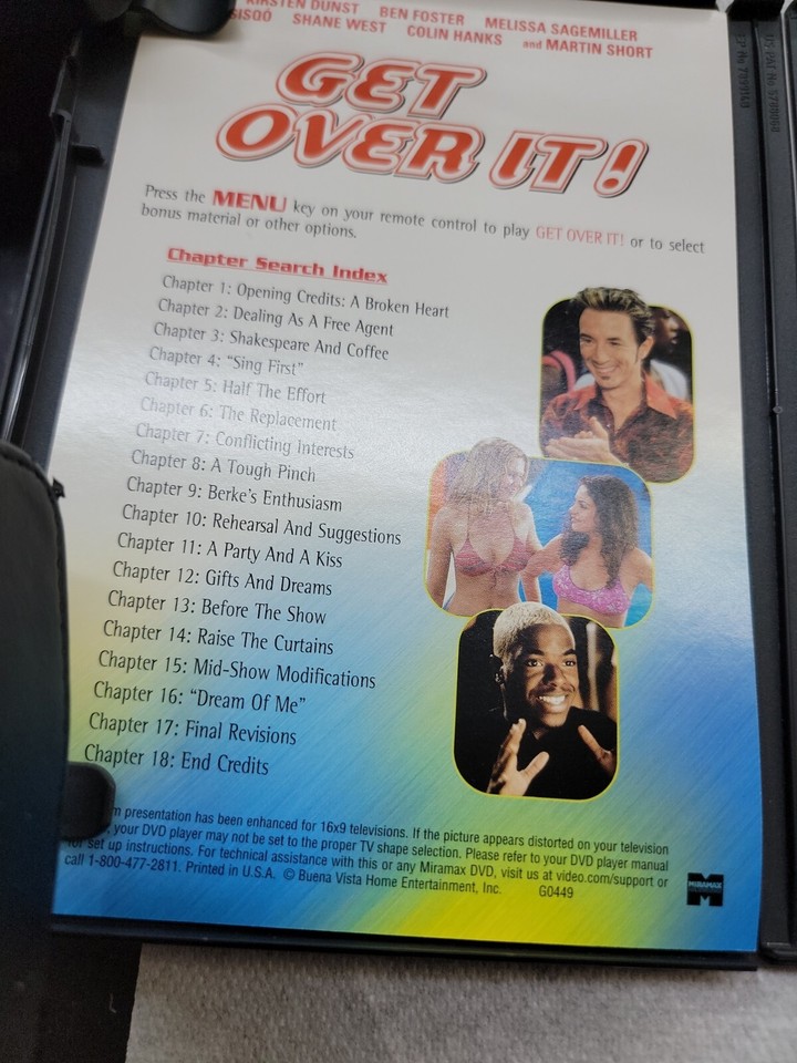 GET OVER IT--DVD MOVIE-- 786936159974 | eBay