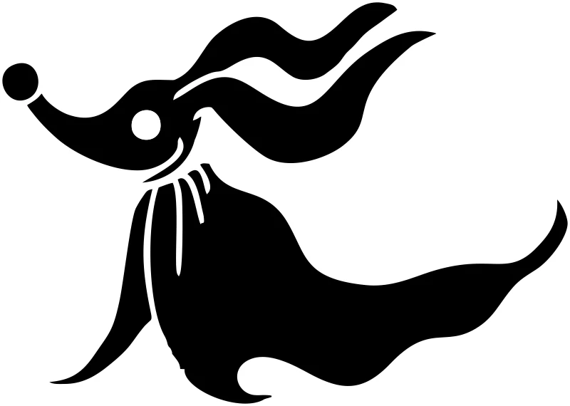 Nightmare Before Christmas Zero Silhouette