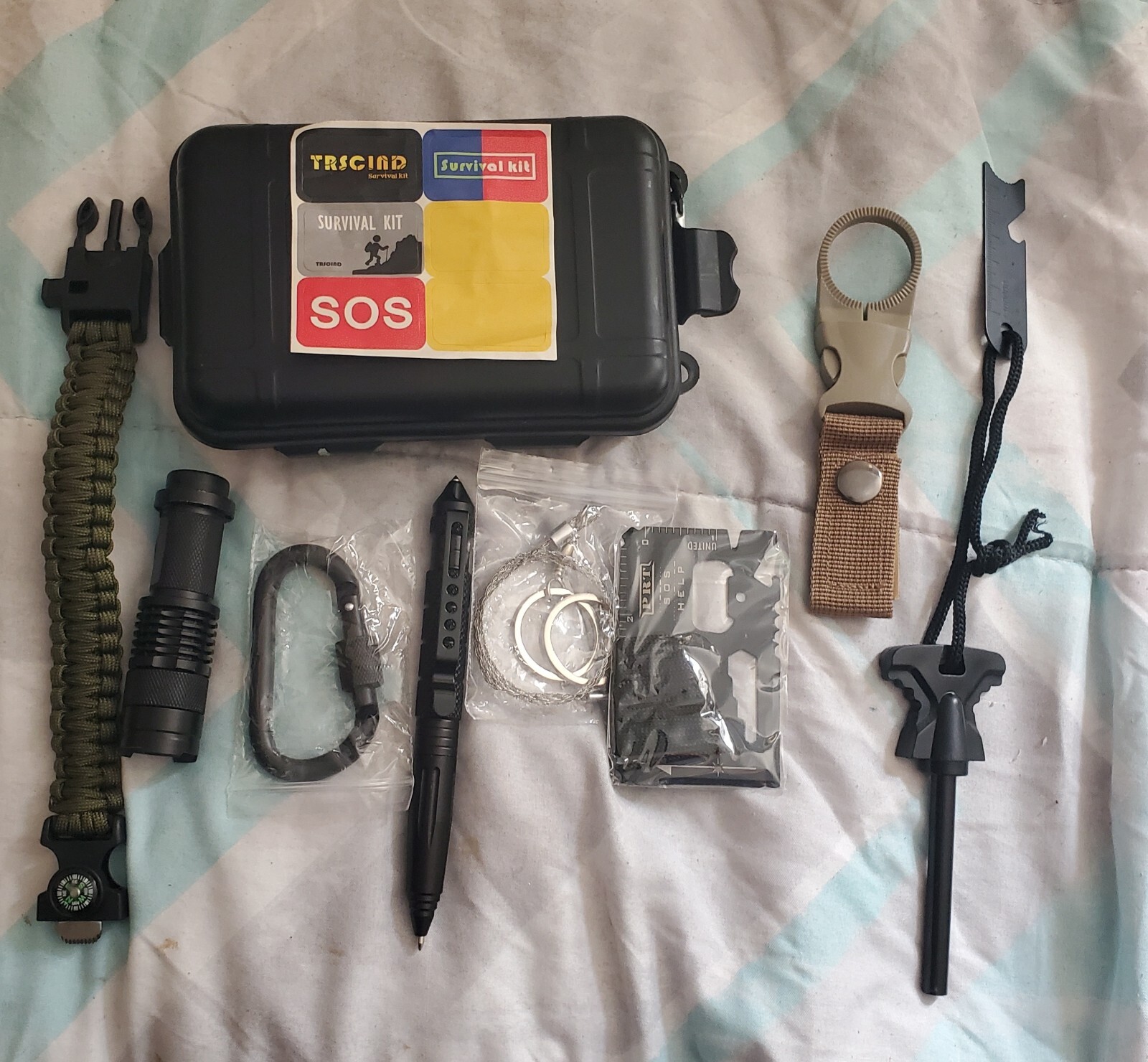 Mini Emergency Survival Kit With Case | eBay