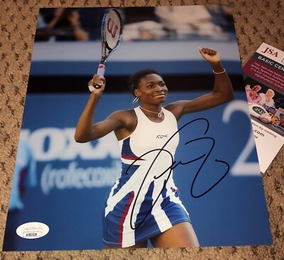 VENUS WILLIAMS SIGNED 8X10 PHOTO JSA AUTOGRAPH TENNIS AUTO PHOTOGRAPH ...