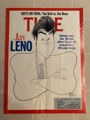 Time Magazine, March 16, 1992, "Jay Leno"; John Gotti | eBay