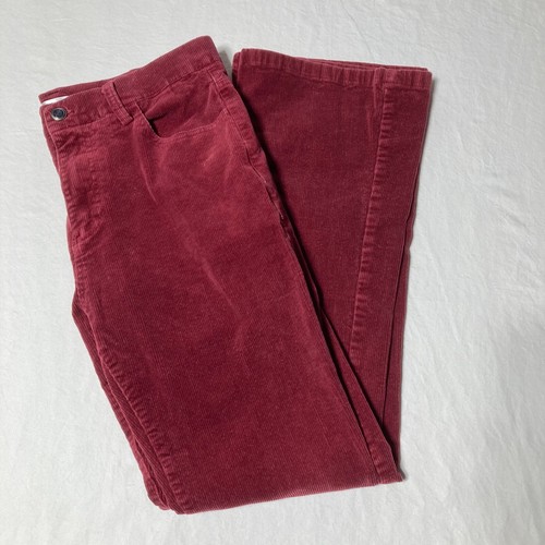 Haorun Red Corduroy Pants flare Leg Pants Men's Size 32 | eBay